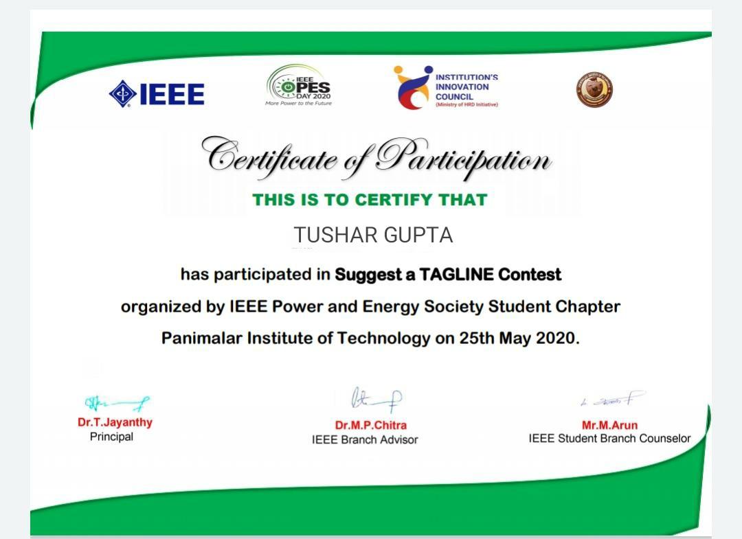 Tushar Gupta on LinkedIn: #ieee Tushar Gupta on LinkedIn: #ieee