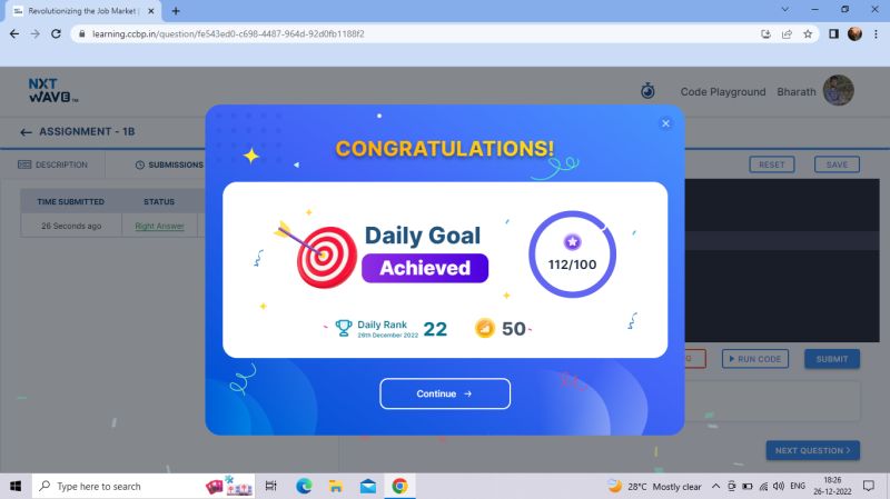 Bharath Thummanapally on LinkedIn: #day28 #nxtwave #ccbp # ... Bharath Thummanapally on LinkedIn: #day28 #nxtwave #ccbp # ...