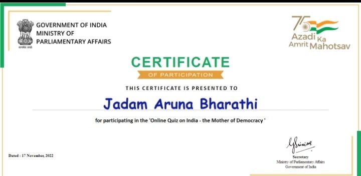 Aruna Bharathi Jadam on LinkedIn: #quiz Aruna Bharathi Jadam on LinkedIn: #quiz