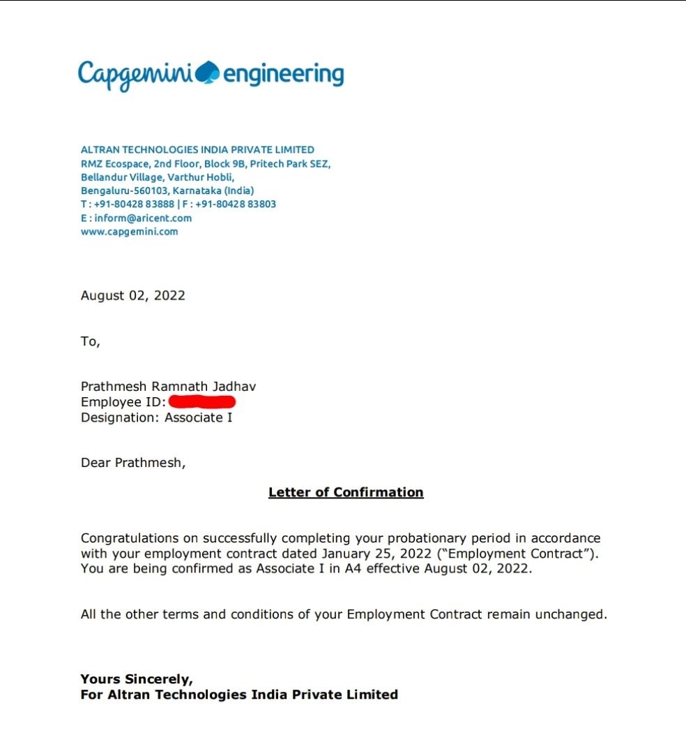 Prathmesh Jadhav on LinkedIn: #thankyou #capgeminiengineering # ... Prathmesh Jadhav on LinkedIn: #thankyou #capgeminiengineering # ...