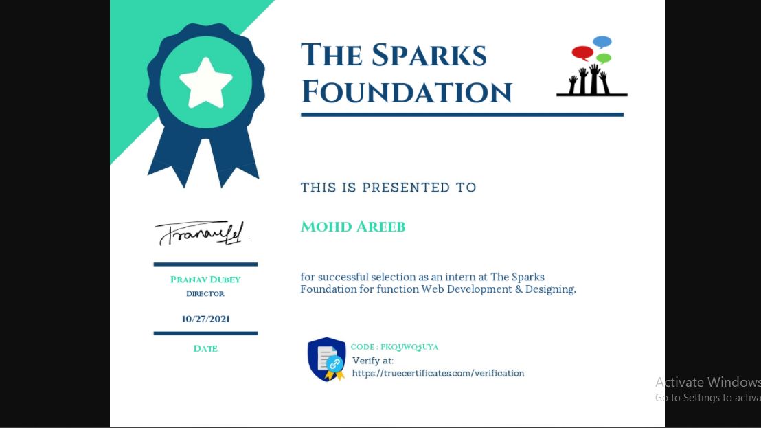 Mohd Areeb on LinkedIn: #webdevelopment #intern #internship # ... Mohd Areeb on LinkedIn: #webdevelopment #intern #internship # ...