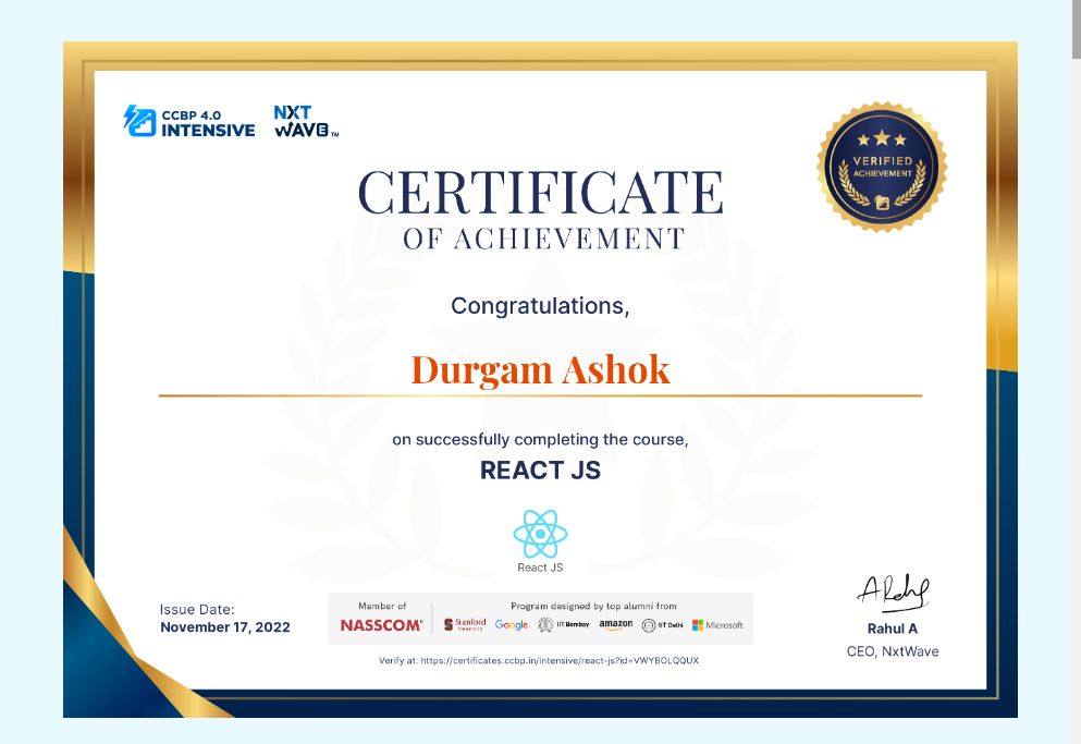 Ashok Durgam on LinkedIn: #reactjs Ashok Durgam on LinkedIn: #reactjs