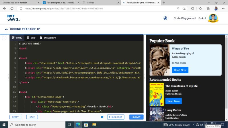 gokul Venkatesan on LinkedIn: #codingpractices #html #css #bootstrap gokul Venkatesan on LinkedIn: #codingpractices #html #css #bootstrap