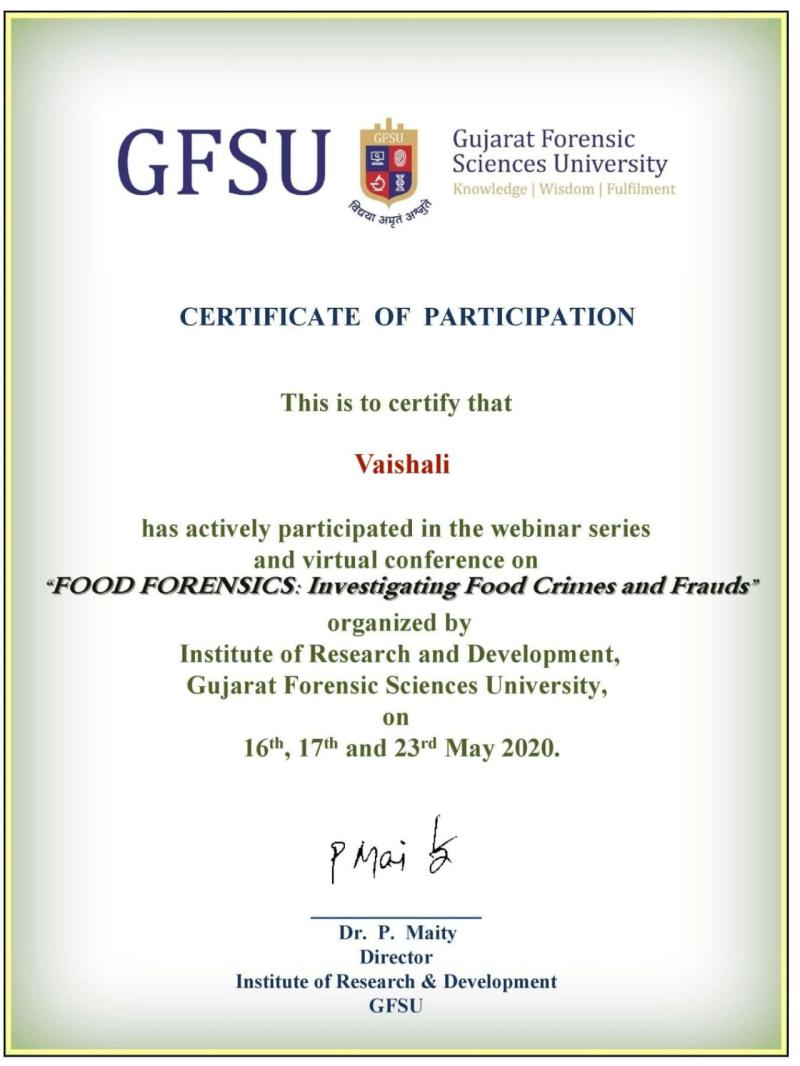 Dr. Vaishali Abrol on LinkedIn: #gfsu Dr. Vaishali Abrol on LinkedIn: #gfsu