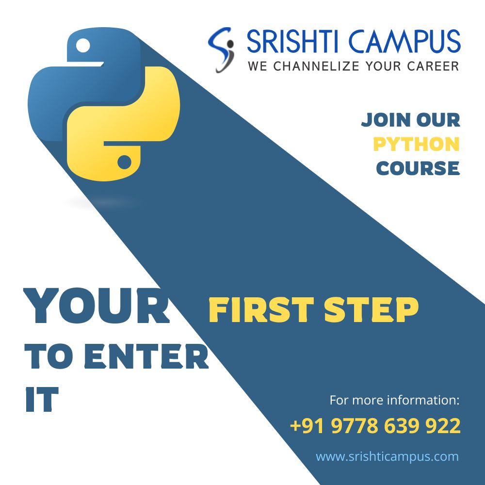Srishti Campus on LinkedIn: #pythontraining #pythonprogramming #learnpython Srishti Campus on LinkedIn: #pythontraining #pythonprogramming #learnpython