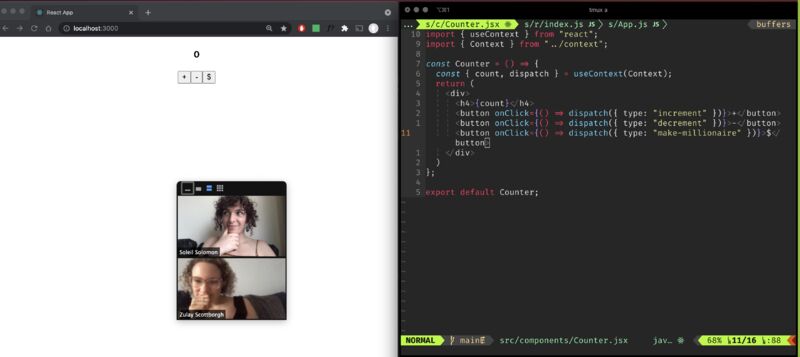 Soleil Solomon on LinkedIn: #pairprogramming #react Soleil Solomon on LinkedIn: #pairprogramming #react