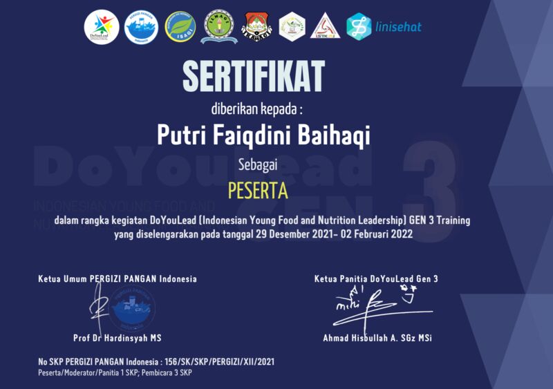 Putri Faiqdini Baihaqi on LinkedIn: #leadership #stunting #food # ... Putri Faiqdini Baihaqi on LinkedIn: #leadership #stunting #food # ...