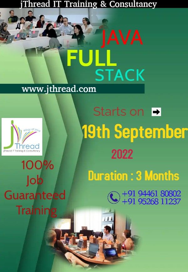 Saju Pappachen on LinkedIn: #java #javafullstack #javatraining Saju Pappachen on LinkedIn: #java #javafullstack #javatraining