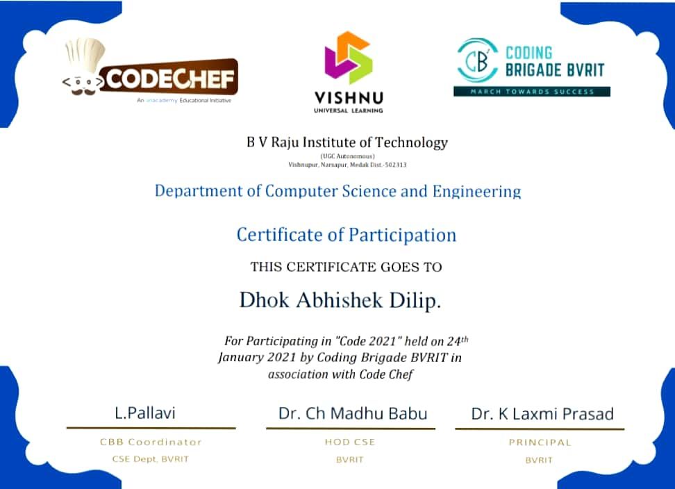 Abhishek Dhok on LinkedIn: #codechef #problemsolving # ... Abhishek Dhok on LinkedIn: #codechef #problemsolving # ...