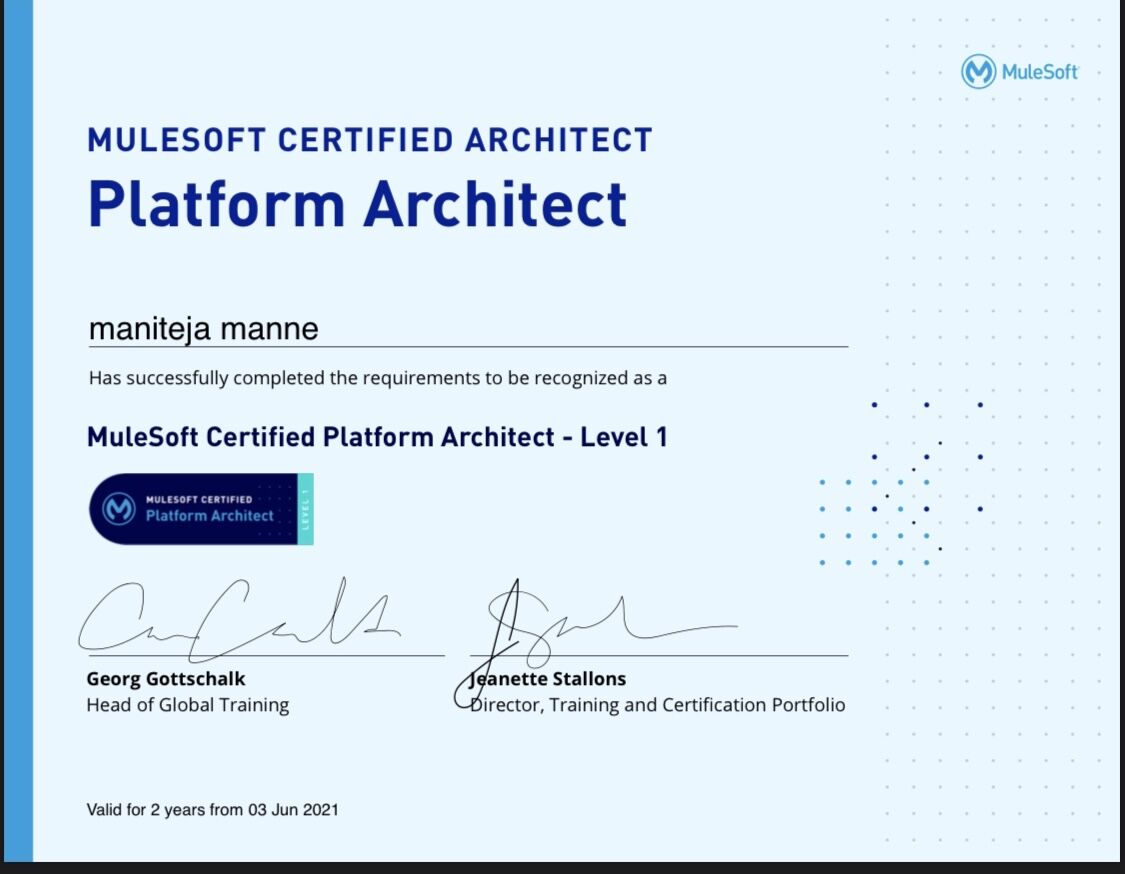 Maniteja Manne on LinkedIn: #architect | 14 comments Maniteja Manne on LinkedIn: #architect | 14 comments