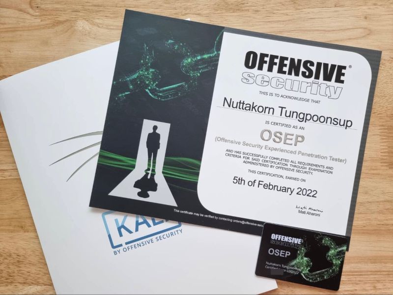 Nuttakorn Tungpoonsup on LinkedIn: #offensivesecurity | 22 comments Nuttakorn Tungpoonsup on LinkedIn: #offensivesecurity | 22 comments