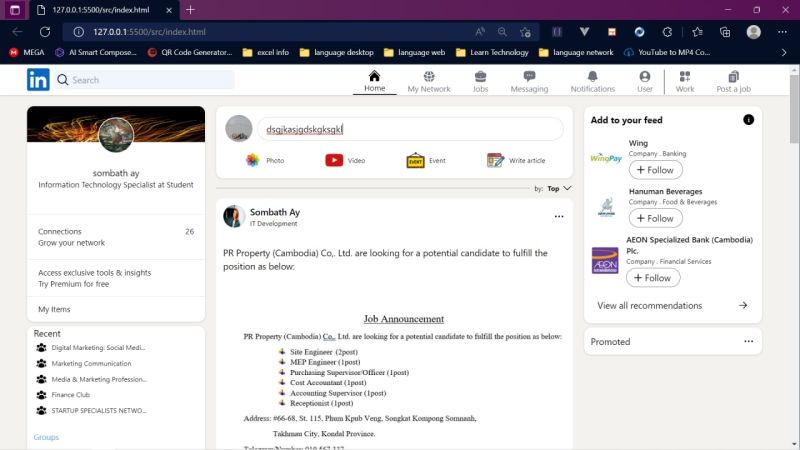 sombath ay on LinkedIn: this is result for develop use tailwindcss sombath ay on LinkedIn: this is result for develop use tailwindcss