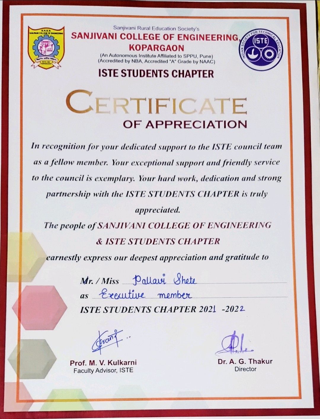 Pallavi Shete on LinkedIn: #appreciation #grateful #recognition #member ... Pallavi Shete on LinkedIn: #appreciation #grateful #recognition #member ...