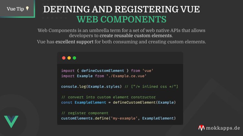 Michael Hoffmann on LinkedIn: 💡 Vue Tip: Defining and Registering Vue ... Michael Hoffmann on LinkedIn: 💡 Vue Tip: Defining and Registering Vue ...