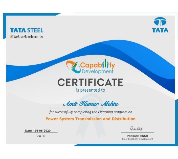 Amit kumar Mehta on LinkedIn: #tatasteel #elearningcourses Amit kumar Mehta on LinkedIn: #tatasteel #elearningcourses