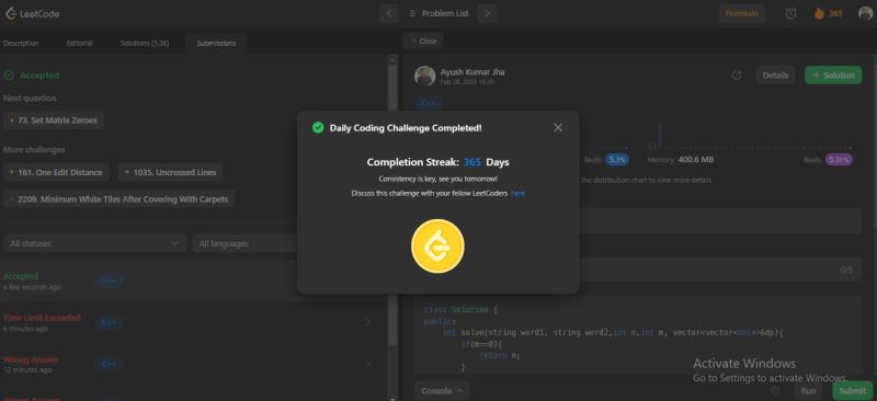 Ayush Kumar Jha on LinkedIn: #leetcode #consistency #coding #codinglife Ayush Kumar Jha on LinkedIn: #leetcode #consistency #coding #codinglife