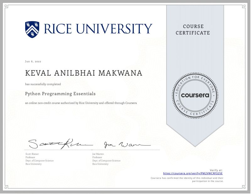 Keval Makwana on LinkedIn: #pyhton #pythonprogramming # ... Keval Makwana on LinkedIn: #pyhton #pythonprogramming # ...