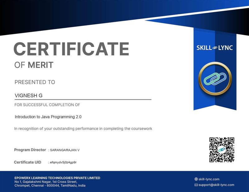 Vignesh G Bhat on LinkedIn: #java #projects Vignesh G Bhat on LinkedIn: #java #projects