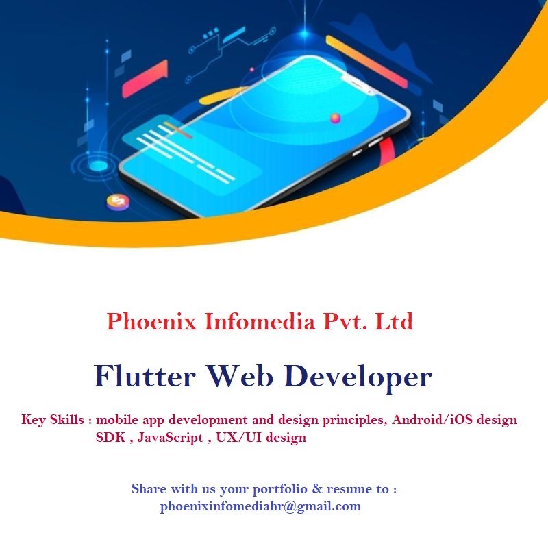 Khushi Arora on LinkedIn: #hiring #flutterdeveloper Khushi Arora on LinkedIn: #hiring #flutterdeveloper