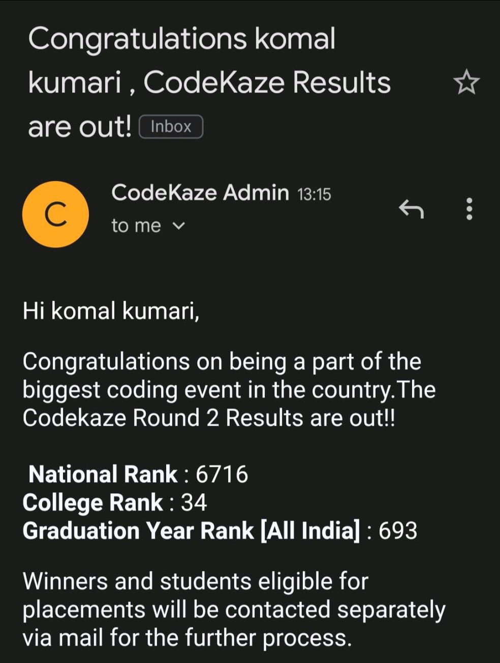 Komal Kumari on LinkedIn: #codekaze #codingninjas #codingninjas Komal Kumari on LinkedIn: #codekaze #codingninjas #codingninjas