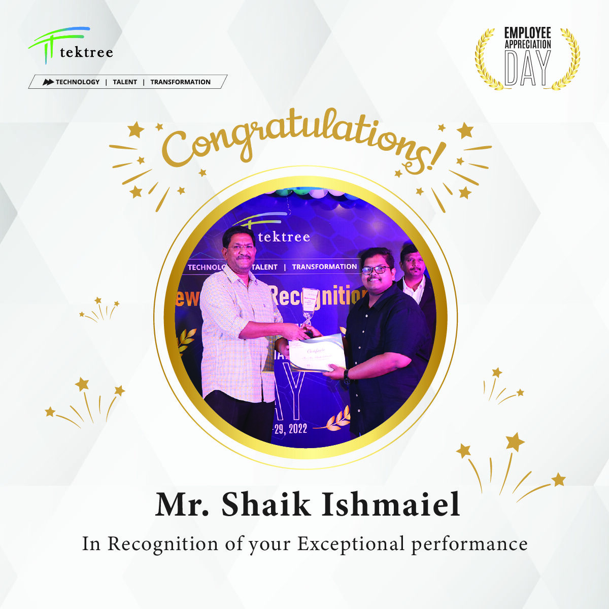 Tek Tree LLC on LinkedIn: #rewardsandrecognition #tektree # ... Tek Tree LLC on LinkedIn: #rewardsandrecognition #tektree # ...
