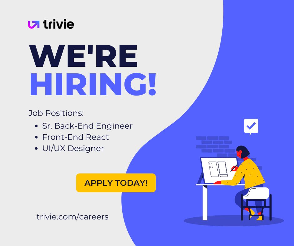 Trivie on LinkedIn: #ux #ui #engineer #jobpostings #python #react # ... Trivie on LinkedIn: #ux #ui #engineer #jobpostings #python #react # ...