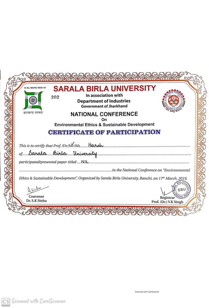 Harsh Kumar Sinha on LinkedIn: #management #organising #sburanchi Harsh Kumar Sinha on LinkedIn: #management #organising #sburanchi