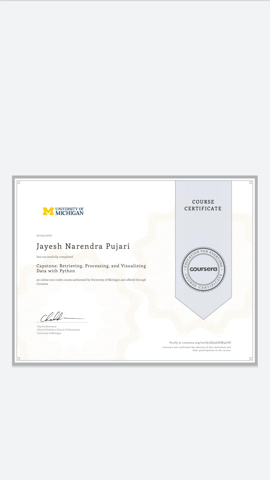 Jayesh Pujari on LinkedIn: #python #pythonforeverybody Jayesh Pujari on LinkedIn: #python #pythonforeverybody