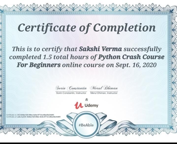Sakshi Verma on LinkedIn: #pythonprogramming #happylearning Sakshi Verma on LinkedIn: #pythonprogramming #happylearning