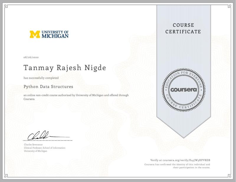 Tanmay Nigde on LinkedIn: #learning #python #datastructures Tanmay Nigde on LinkedIn: #learning #python #datastructures