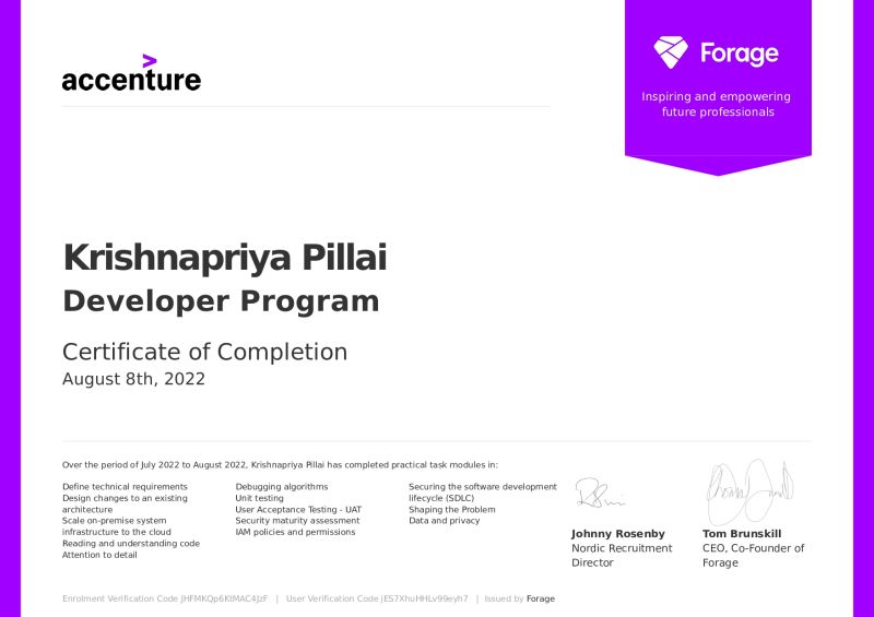 Krishna Priya Pillai posted on LinkedIn Krishna Priya Pillai posted on LinkedIn