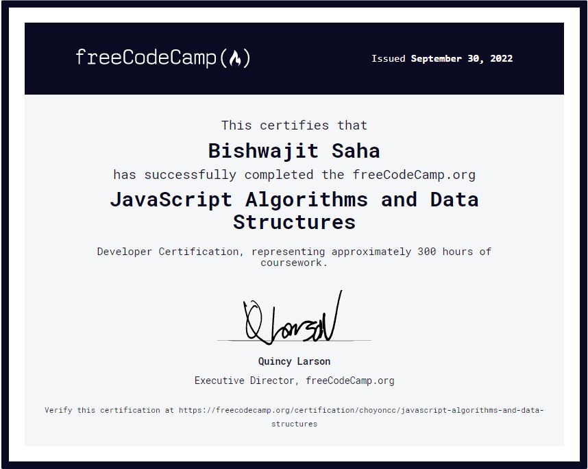 Bishwajit saha on LinkedIn: #javascript #algorithms #datastructures # ... Bishwajit saha on LinkedIn: #javascript #algorithms #datastructures # ...