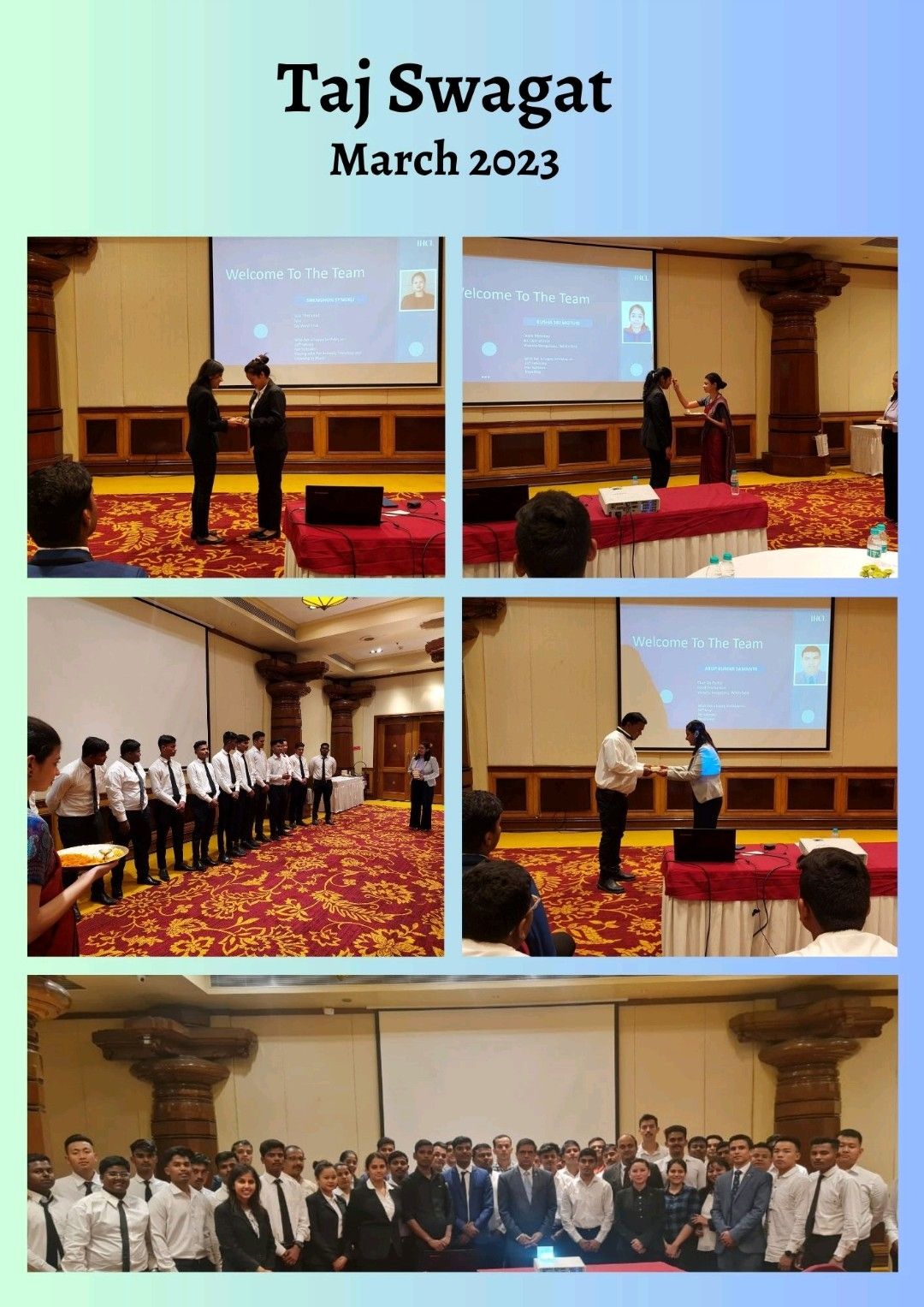 Tuhin Poddar on LinkedIn: Today we celebrated Taj Swagat for new ... Tuhin Poddar on LinkedIn: Today we celebrated Taj Swagat for new ...