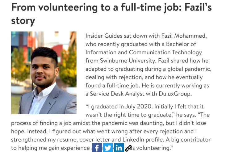 Fazil Mohammed on LinkedIn: #volunteering #communityservice #covidgrad ... Fazil Mohammed on LinkedIn: #volunteering #communityservice #covidgrad ...