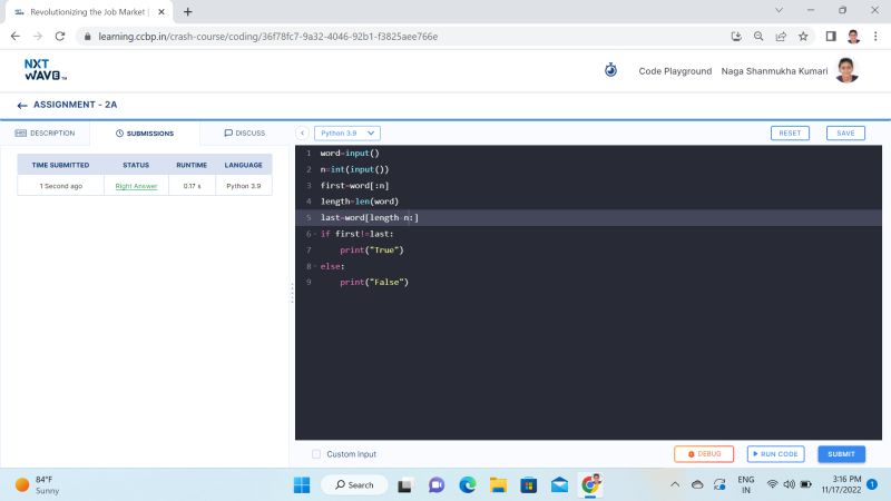 Naga Shanmukha kumari on LinkedIn: #nxtwave #python Naga Shanmukha kumari on LinkedIn: #nxtwave #python