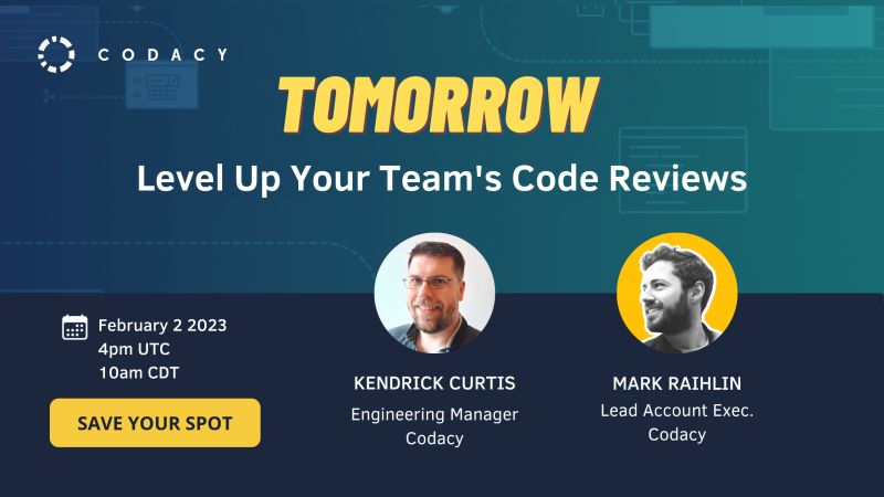 Codacy on LinkedIn: #webinar #engineering #engineer #management Codacy on LinkedIn: #webinar #engineering #engineer #management