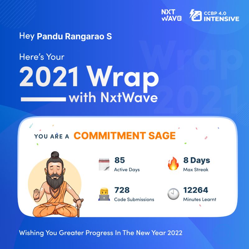 Ranga Rao on LinkedIn: #nxtwave #consistency #nxtwavewrap #ccbpian ... Ranga Rao on LinkedIn: #nxtwave #consistency #nxtwavewrap #ccbpian ...