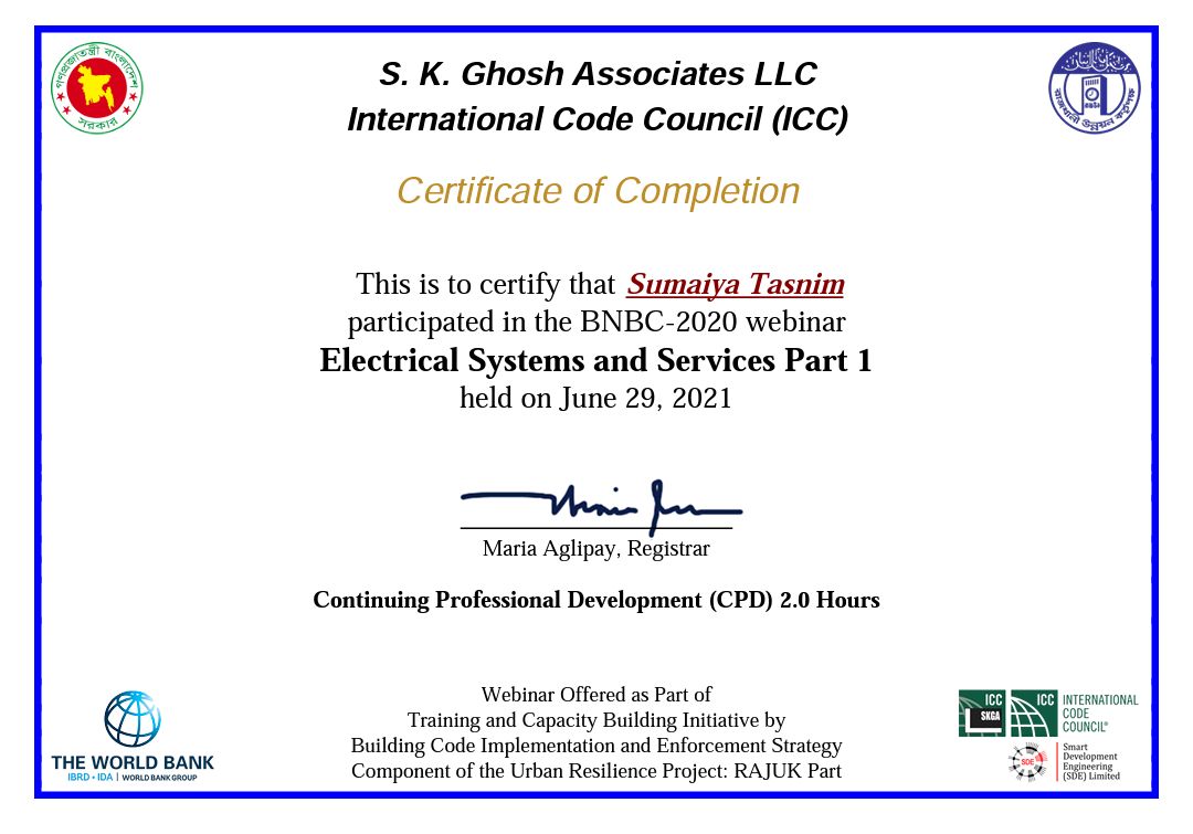 Sumaiya Tasnim Riza on LinkedIn: #certificates_of_completion #bnbc Sumaiya Tasnim Riza on LinkedIn: #certificates_of_completion #bnbc