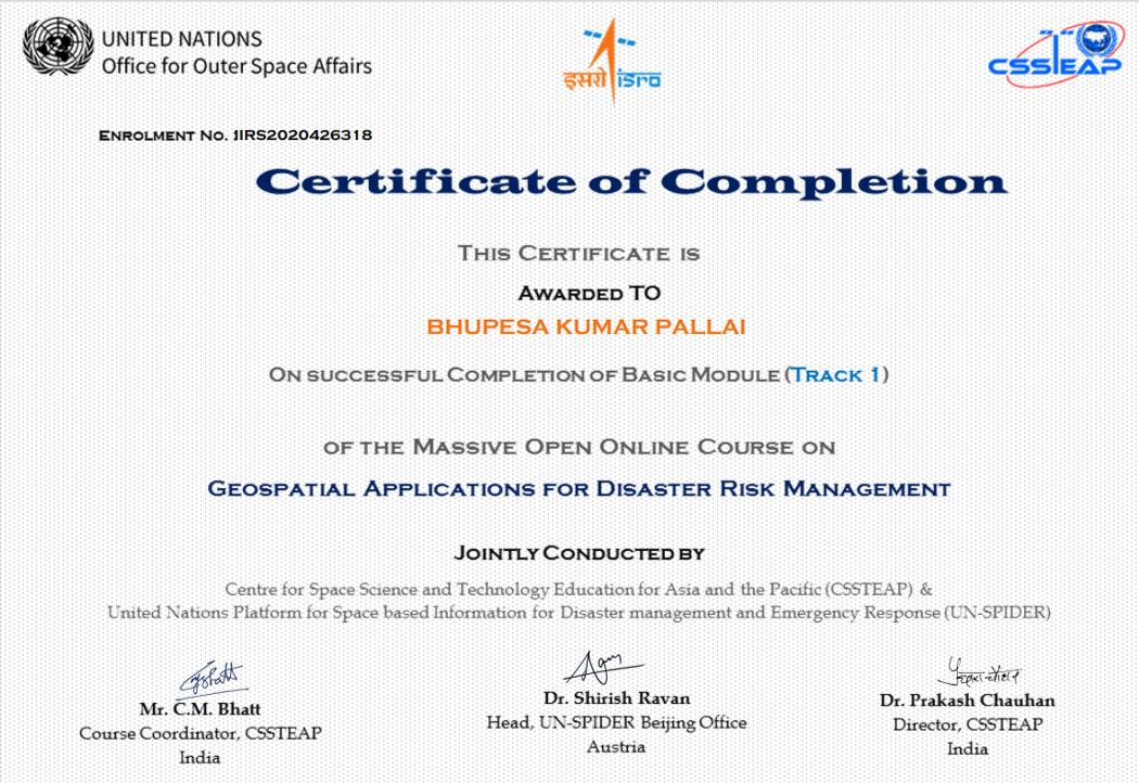 Bhupesa Kumar Pallai, CSI® posted on LinkedIn Bhupesa Kumar Pallai, CSI® posted on LinkedIn