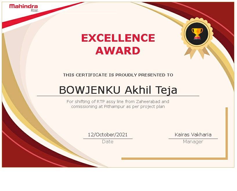BOWJENKU AKHIL TEJA on LinkedIn: #mahindraandmahindra #mahindrarise BOWJENKU AKHIL TEJA on LinkedIn: #mahindraandmahindra #mahindrarise