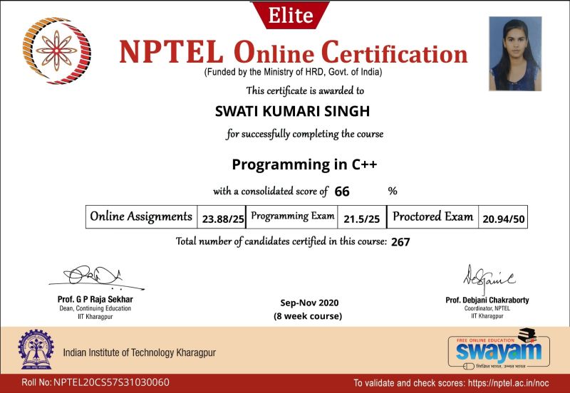 Swati Kumari Singh on LinkedIn: #programming Swati Kumari Singh on LinkedIn: #programming