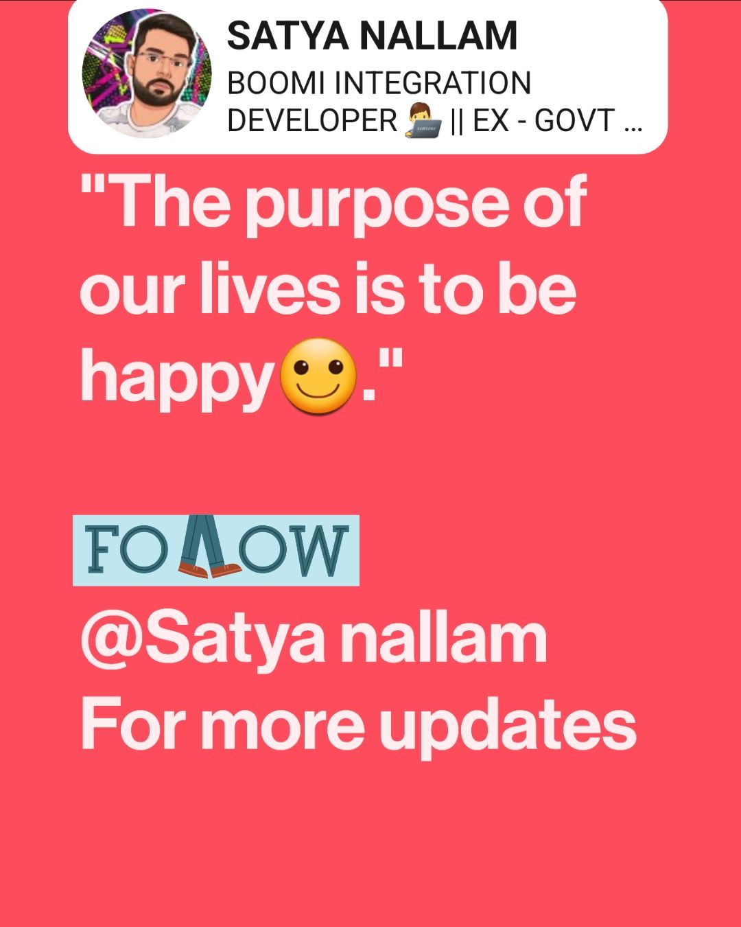 SATYA NALLAM on LinkedIn: #happy #dailyquotes #sharepost #keepsmiling SATYA NALLAM on LinkedIn: #happy #dailyquotes #sharepost #keepsmiling