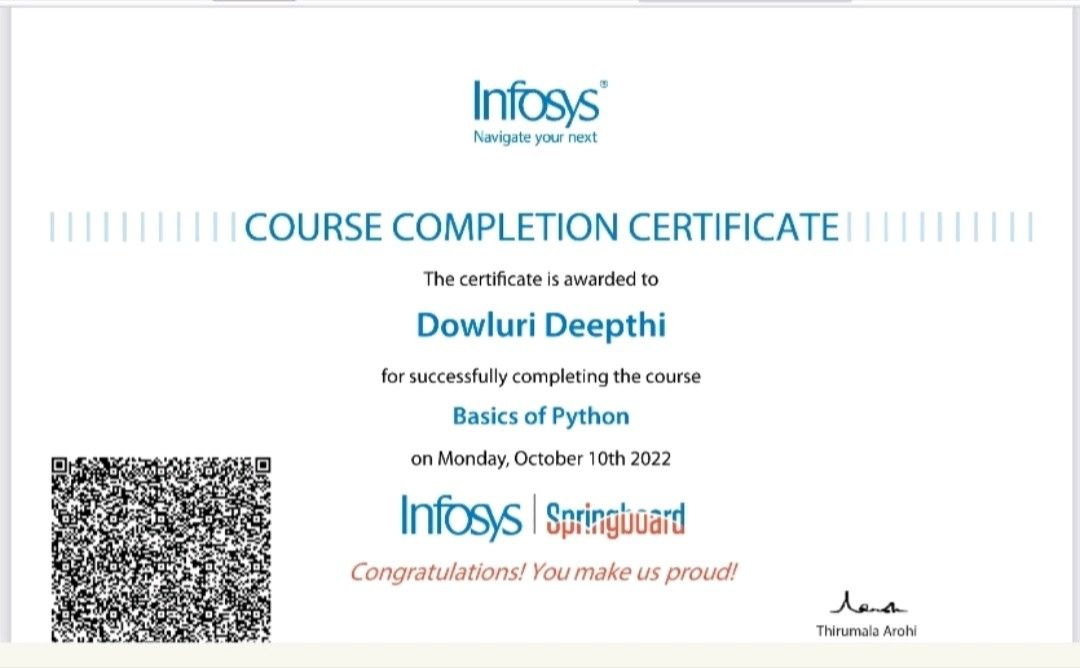 Dowluri Deepthi posted on LinkedIn Dowluri Deepthi posted on LinkedIn