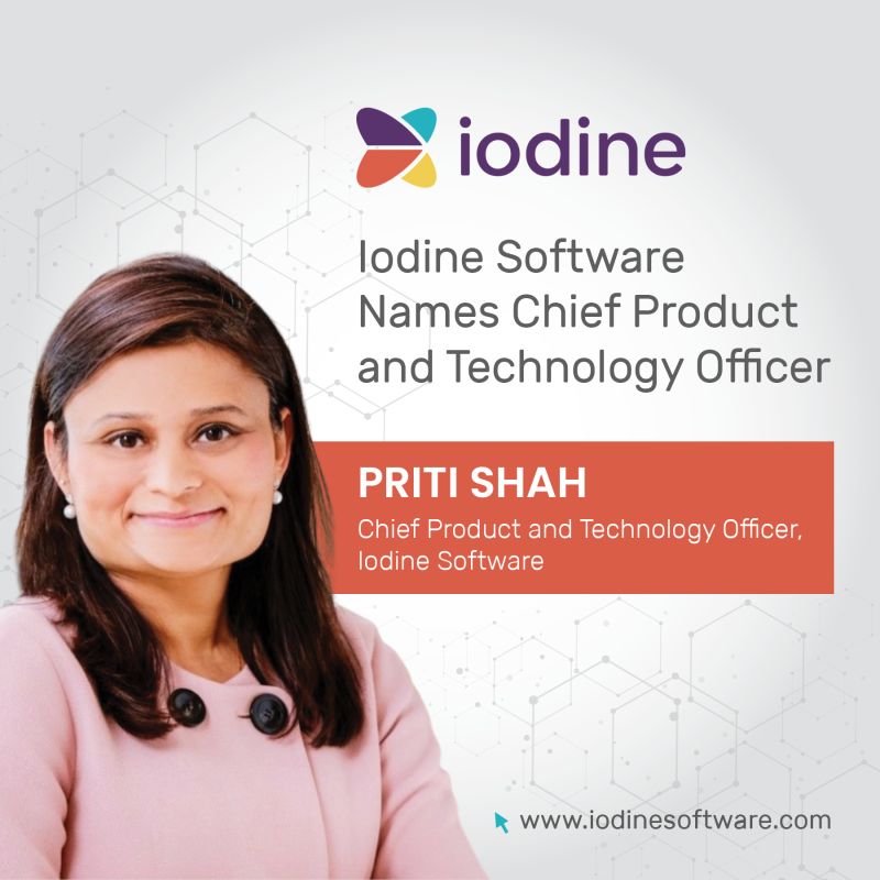 Priti Choksey Shah on LinkedIn: Iodine Software announced Priti Shah ... Priti Choksey Shah on LinkedIn: Iodine Software announced Priti Shah ...