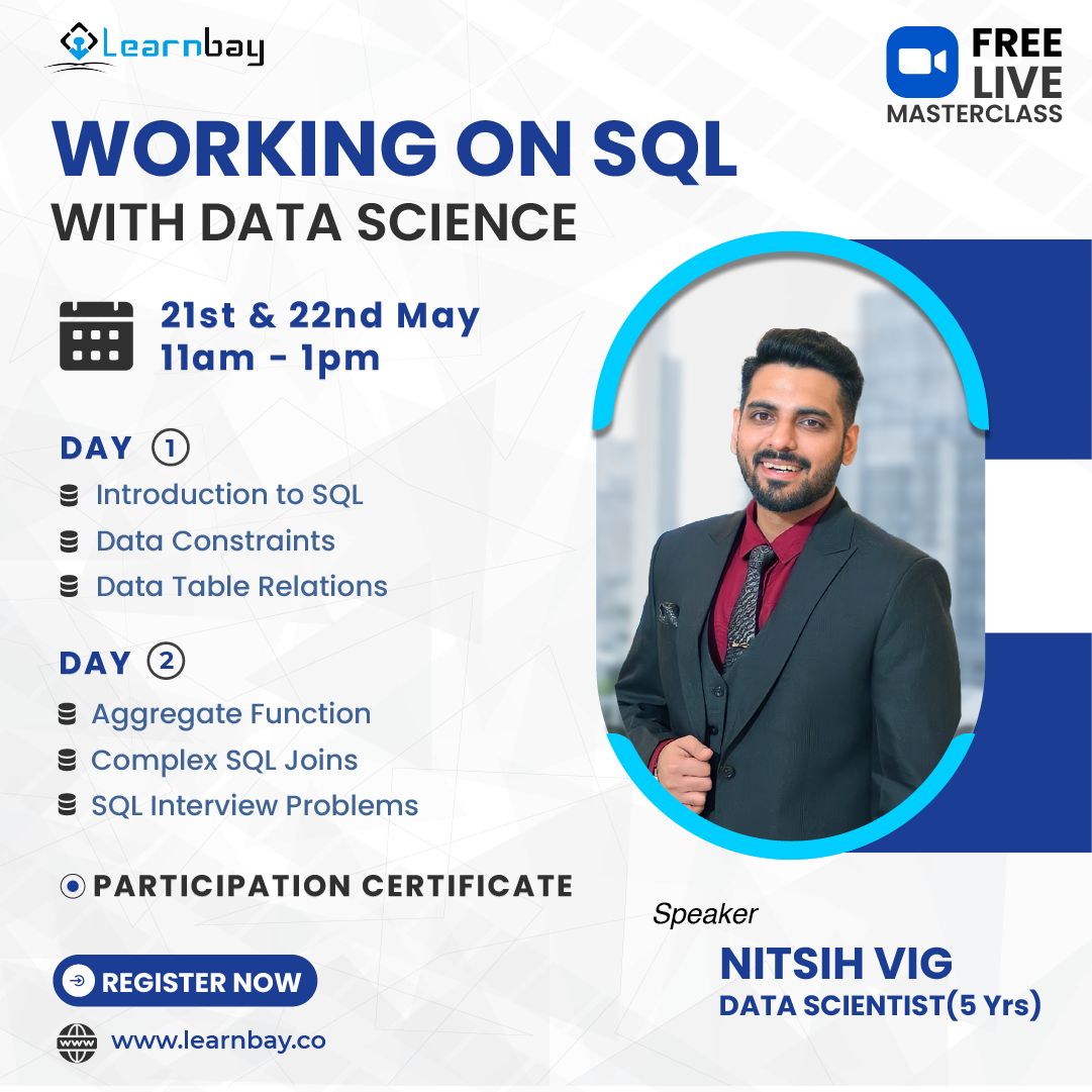 Learnbay on LinkedIn: #sql #sqldeveloper #sqldatabase #learnbay # ... Learnbay on LinkedIn: #sql #sqldeveloper #sqldatabase #learnbay # ...