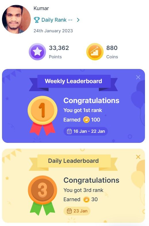 Kumar Nakkala on LinkedIn: #nxtwave #learningprogress #consistency Kumar Nakkala on LinkedIn: #nxtwave #learningprogress #consistency