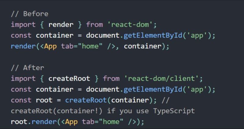 Korhan Tokgöz LinkedIn‘de: #github #react #react18 #render #createroot ... Korhan Tokgöz LinkedIn‘de: #github #react #react18 #render #createroot ...