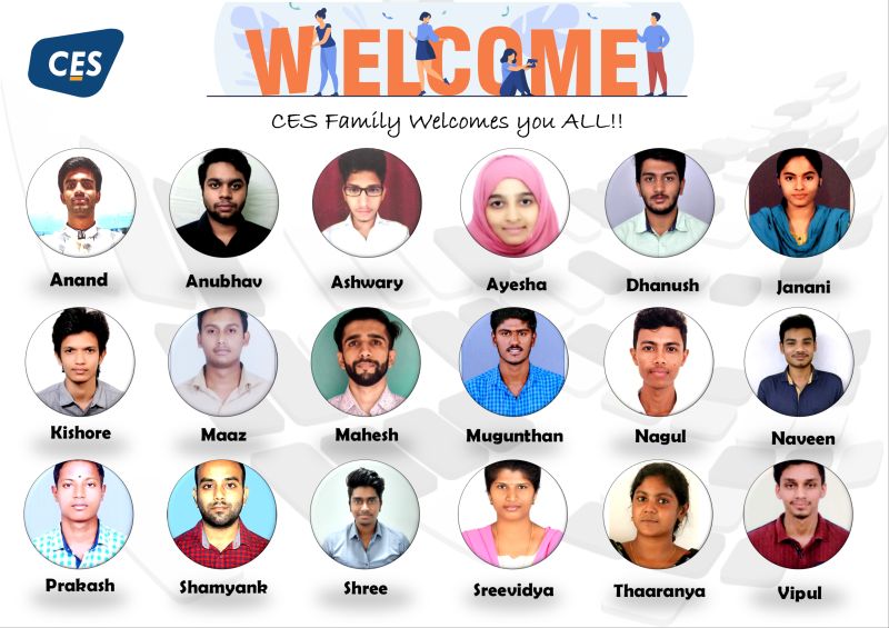 Kirubakaran K on LinkedIn: #welcome #ces #cesit #ceslife #newcareer # ... Kirubakaran K on LinkedIn: #welcome #ces #cesit #ceslife #newcareer # ...
