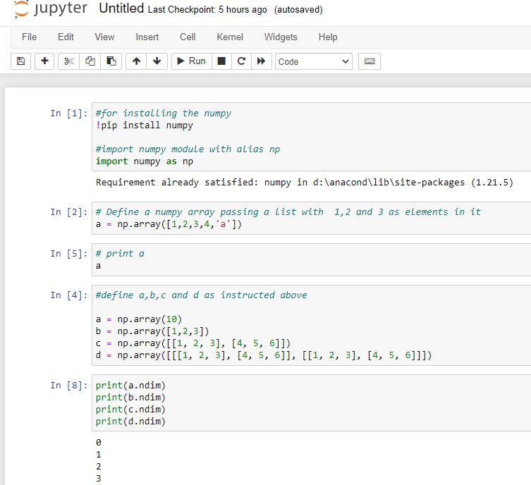 Prakash Raj Kopuri on LinkedIn: task 34 practice Numpy Kiran Sagar ... Prakash Raj Kopuri on LinkedIn: task 34 practice Numpy Kiran Sagar ...