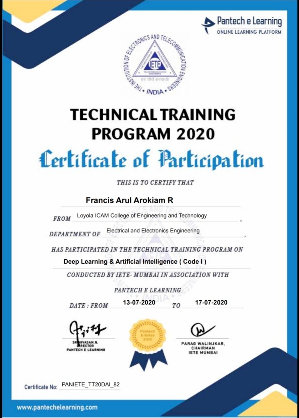 FRANCIS ARUL AROKIAM R on LinkedIn: #python FRANCIS ARUL AROKIAM R on LinkedIn: #python